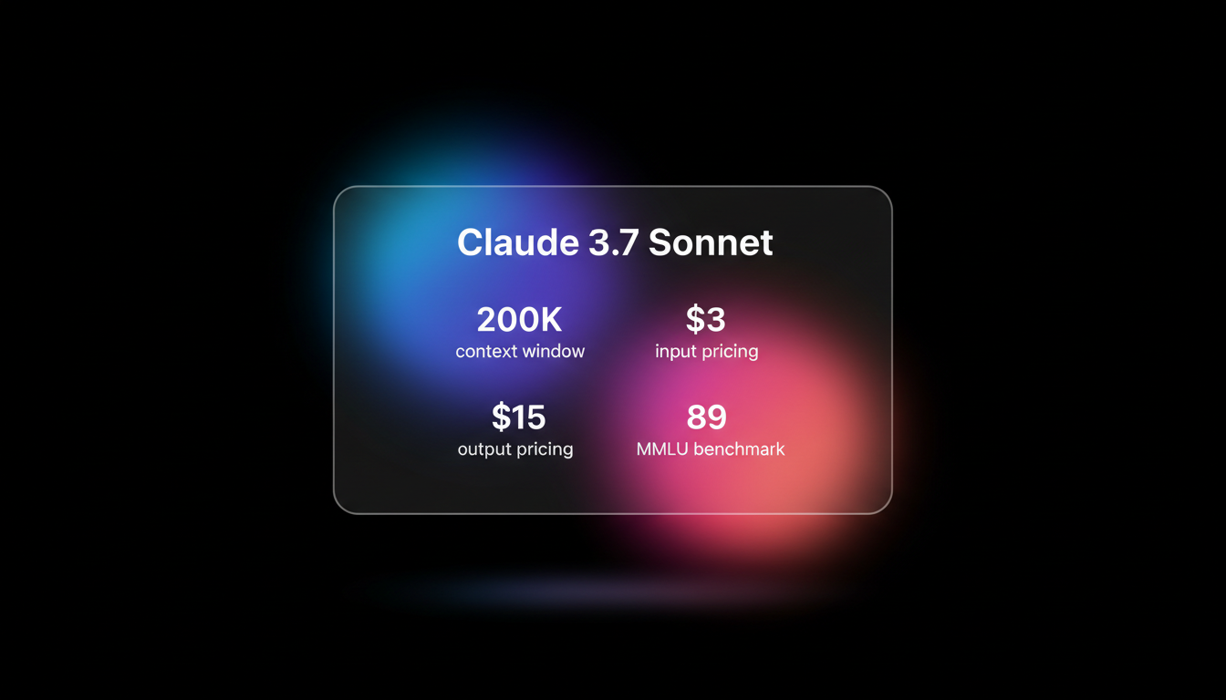 Claude 3.7 Sonnet: Hybrid Reasoning & 200K Context Window