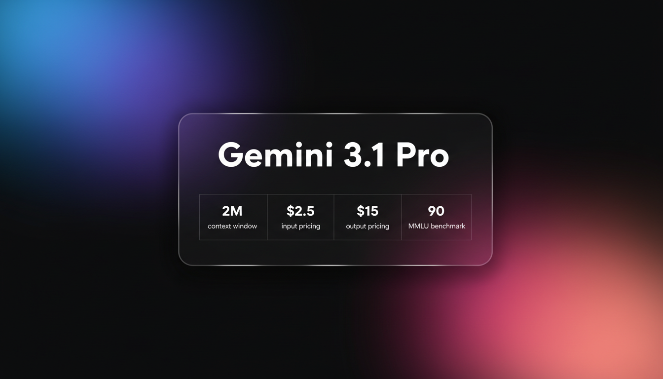 Gemini 3.1 Pro: 1M Context & 77.1% ARC-AGI Reasoning
