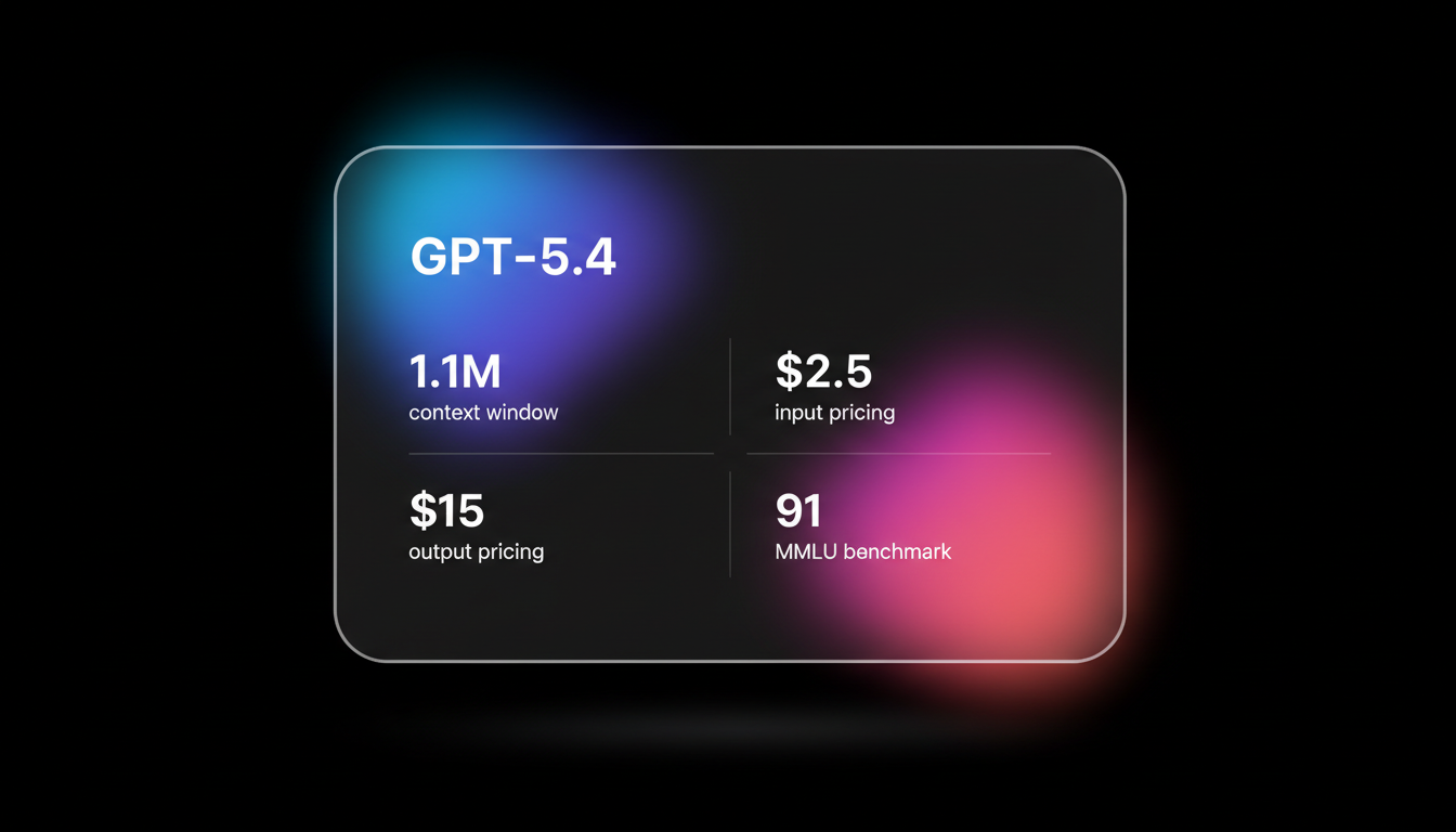GPT-5.4: Frontier Reasoning with 1.05M Context